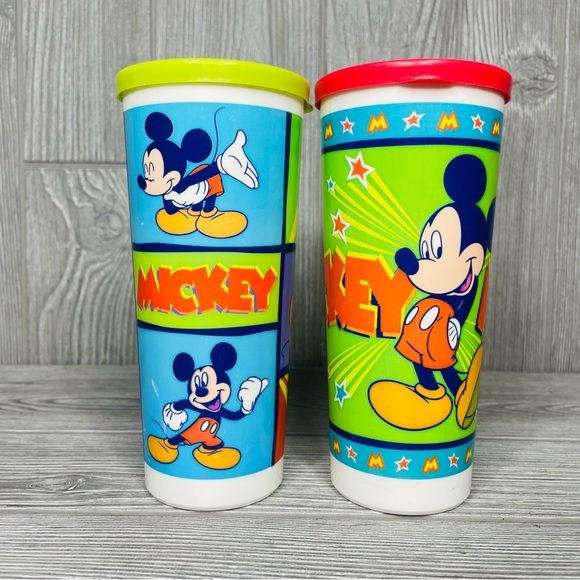 Tupperware | Kitchen | Tupperware Cups Disney Mickey Mouse Set Of 2 6 ...